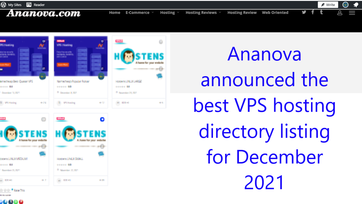 Ananova VPS hosting directory – Ananova